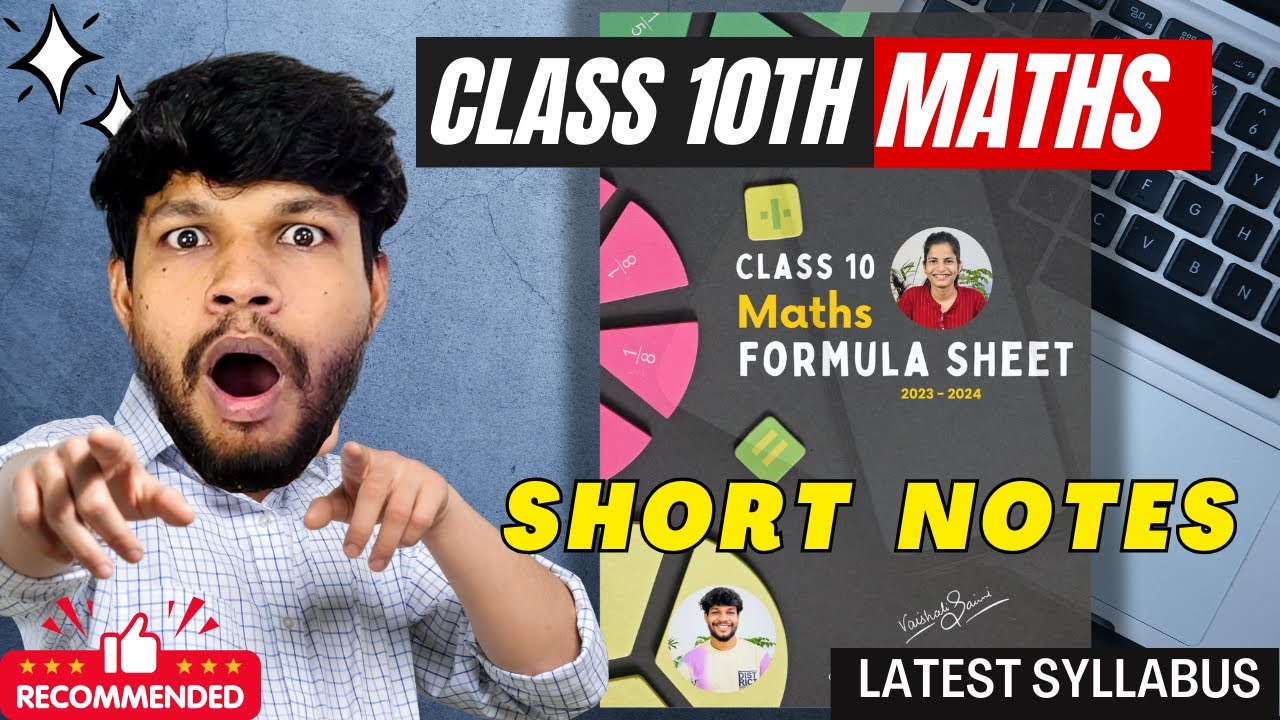 Topper in Maths | Class 10 Maths Short Notes for your Board Exams 2024 ...