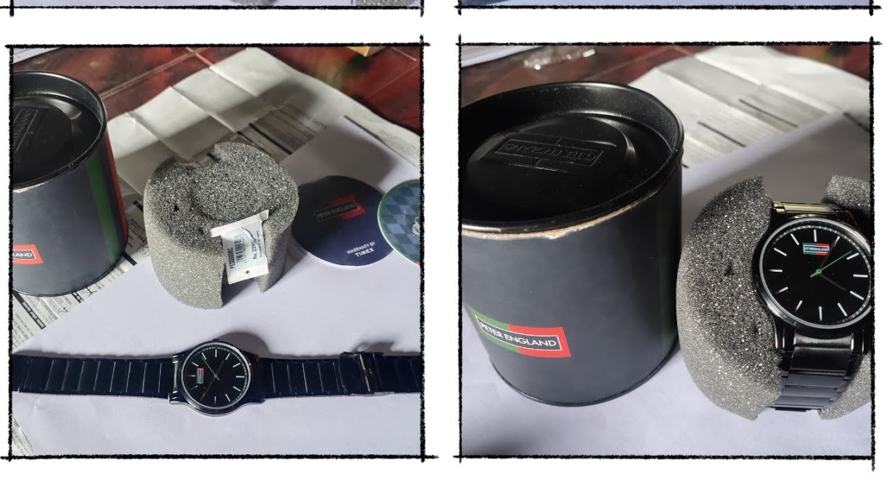 Unboxing Peter England watch/2022 - YouTube
