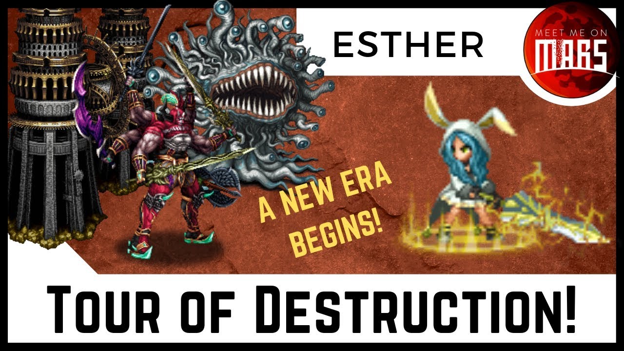 ESTHER TOUR OF DESTRUCTION | New Levels Of POWER! | FFBE - YouTube