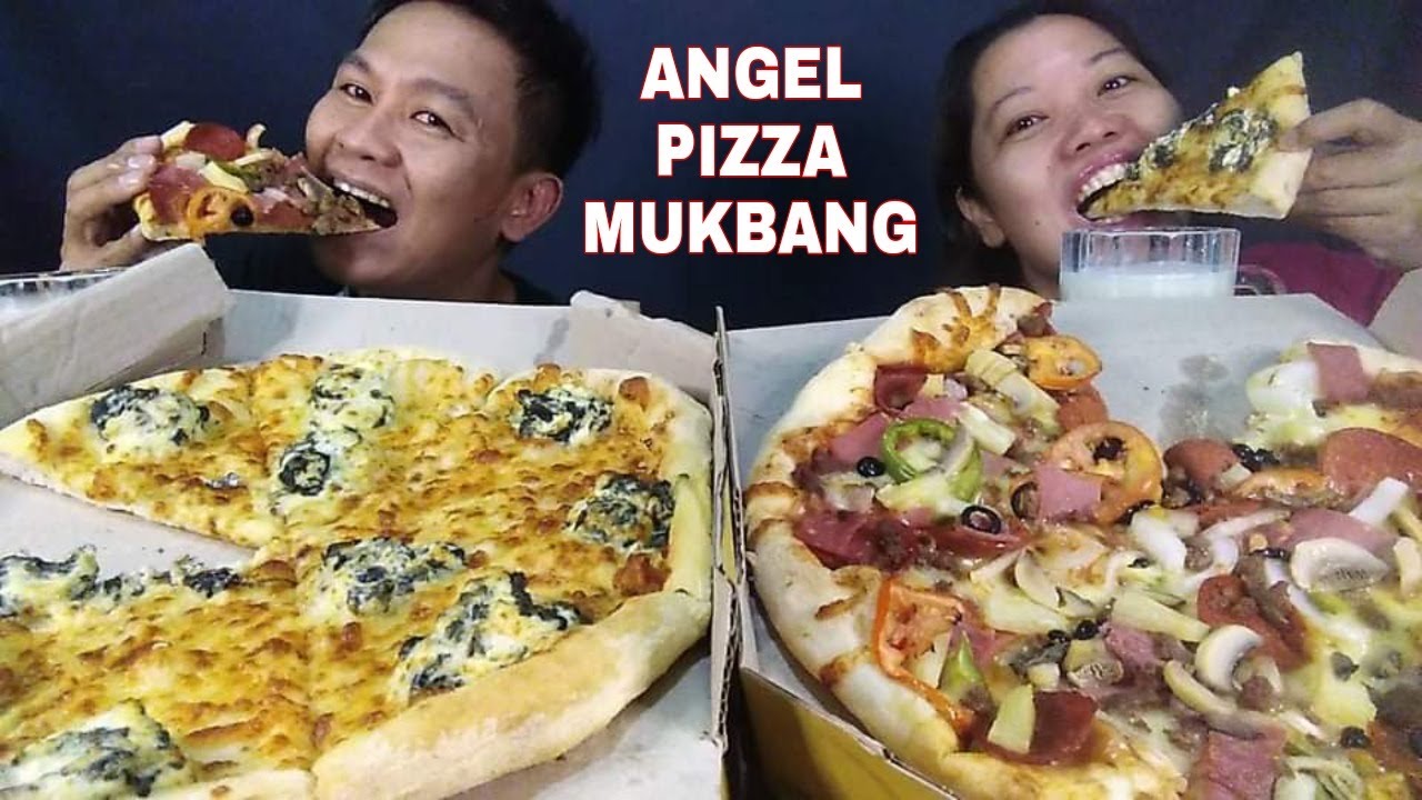 ANGEL'S PIZZA DOUBLE DEAL MUKBANG @GENHENkapares | PIZZA KAPARES ...