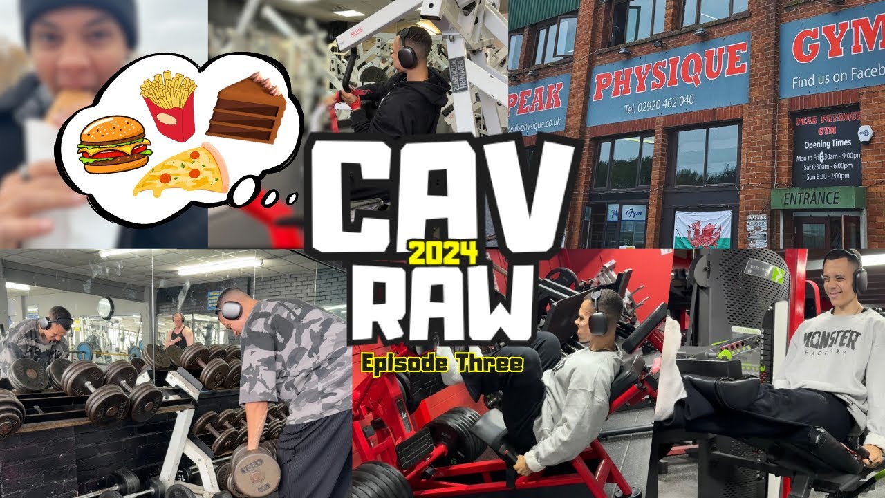 CAV RAW EP3 - Natural Bodybuilding Prep 24 | OLD SCHOOL BACK DAY | FOOD ...