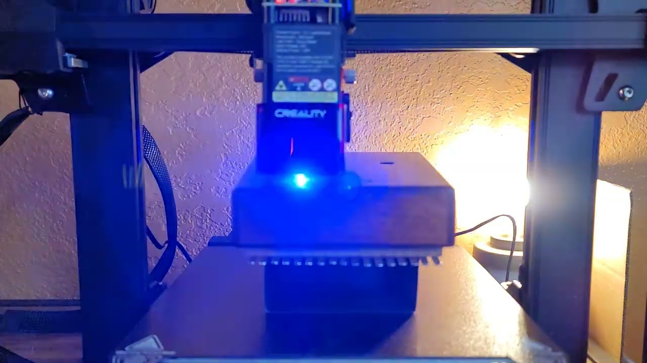 CREALITY Ender 3 S1 PRO LASER ENGRAVING YouTube
