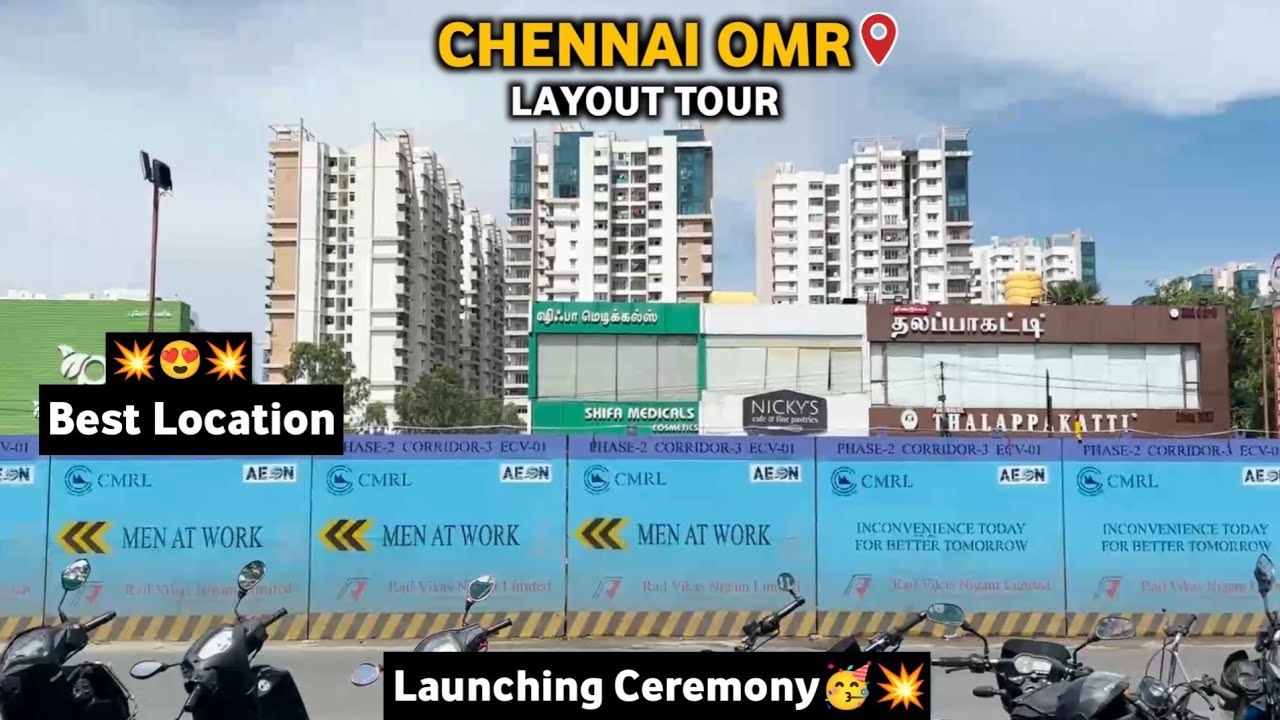 Chennai OMR new Layout Launch🔥Land for sale in Chennai Near IT parks # ...