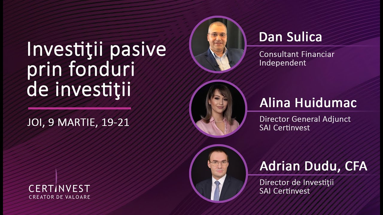 Investitii pasive prin fonduri de investitii - YouTube