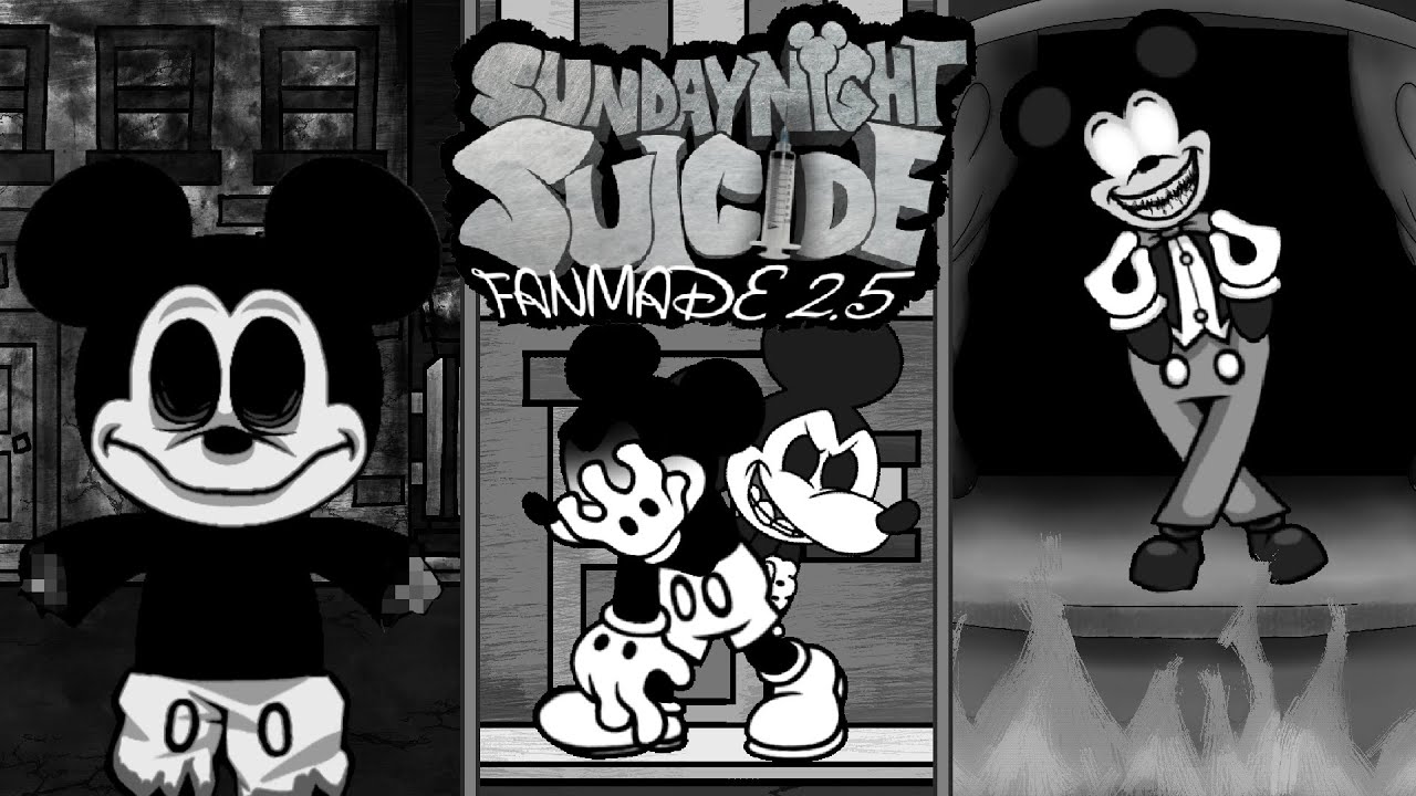 FNF: Sunday Night 2.5 RETAKE // Vs Mickey Mouse.exe Friday Night Funkin ...