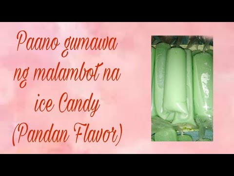 How to make softee ice candy(Pandan Flavor)|Ann's style - YouTube