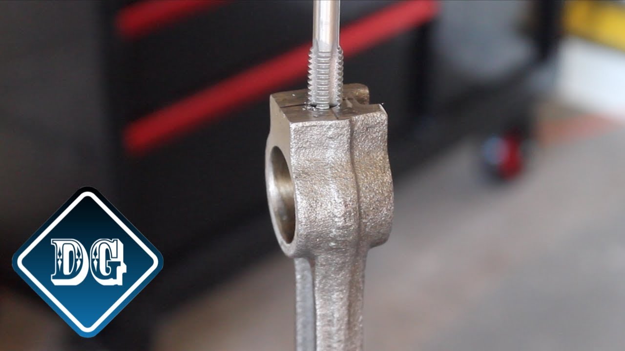 How To Drill And Tap Threads - Making A Connecting Rod Beer Tap Handle ...