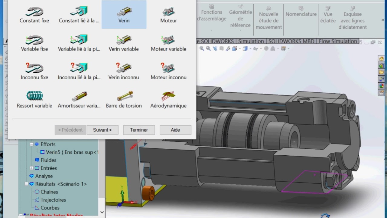 Méca 3D - Pince préhension - Créer Efforts - YouTube