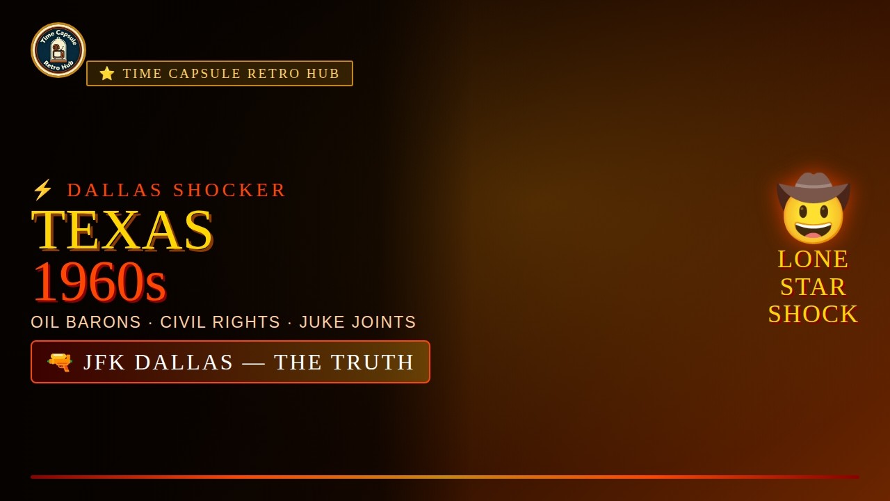 1960s Texas: Oil Barons, Civil Rights Riots, Juke Joints & JFK Dallas ...