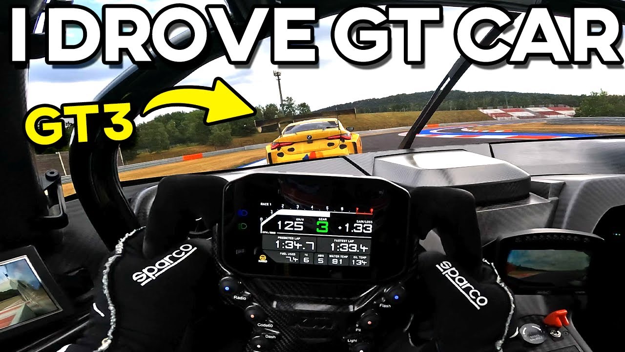 Sim Racer Driving INSANE Real Life GT Car! - YouTube