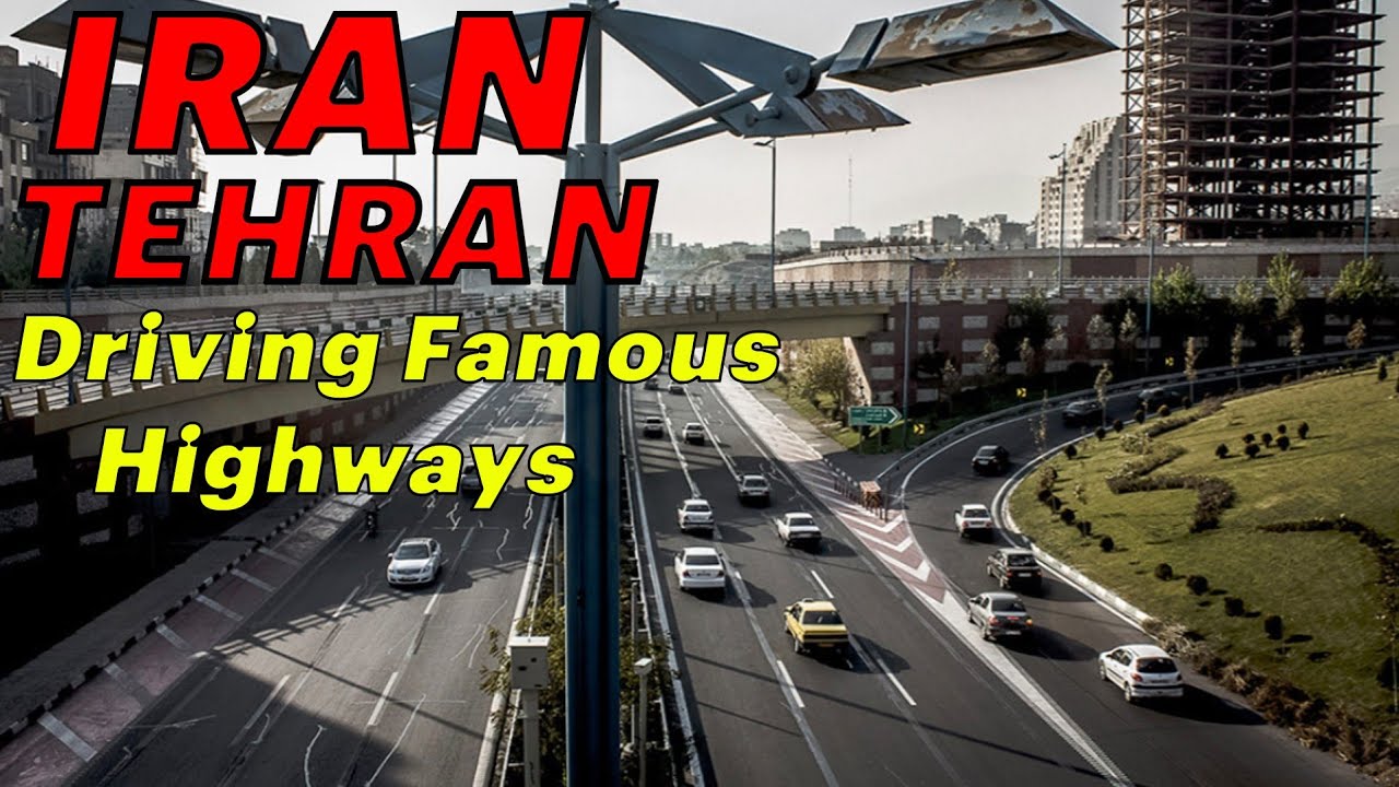 IRAN Driving Tour🚘in TEHRAN in The Most Famous Highway #irantravel # ...
