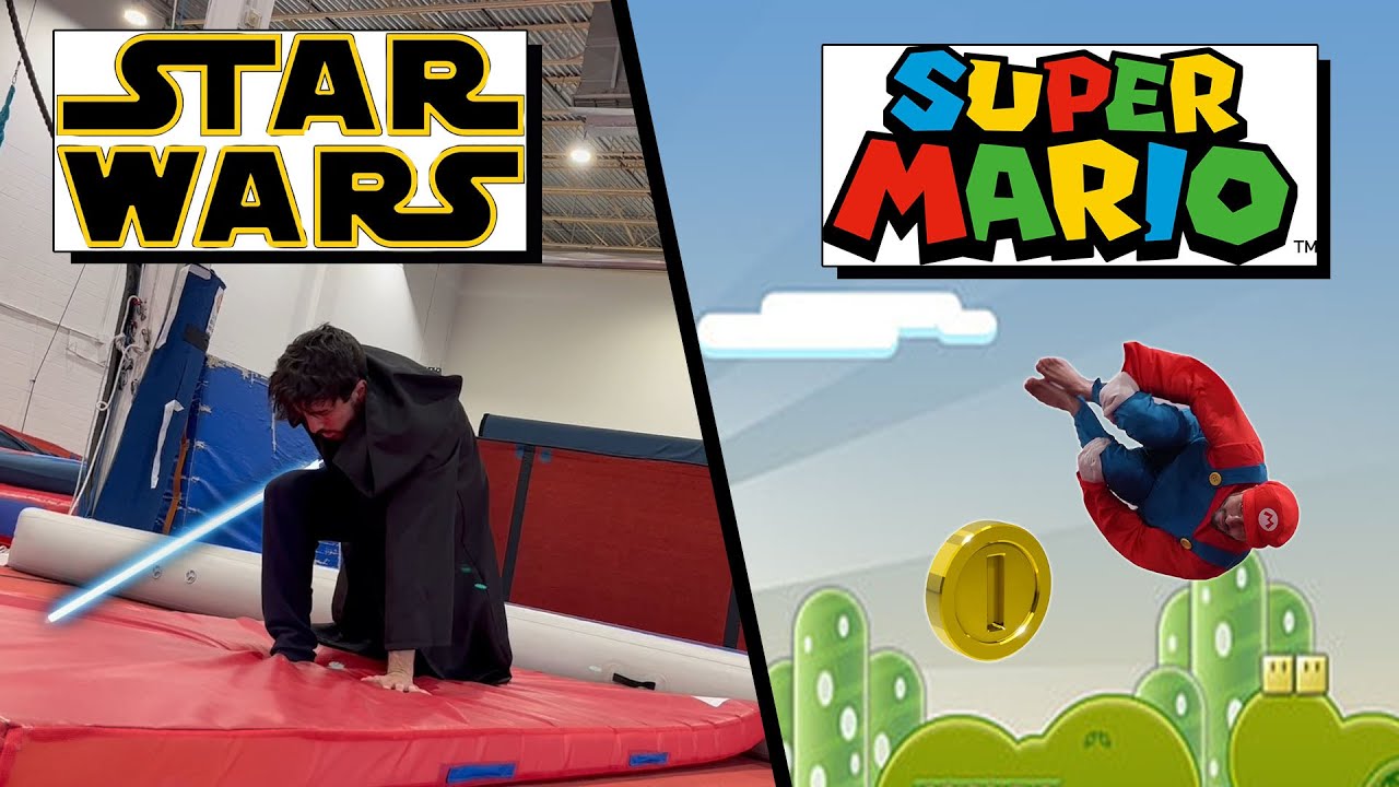 Star Wars Vs Super Mario Parkour (Video Games In Real Life) - YouTube