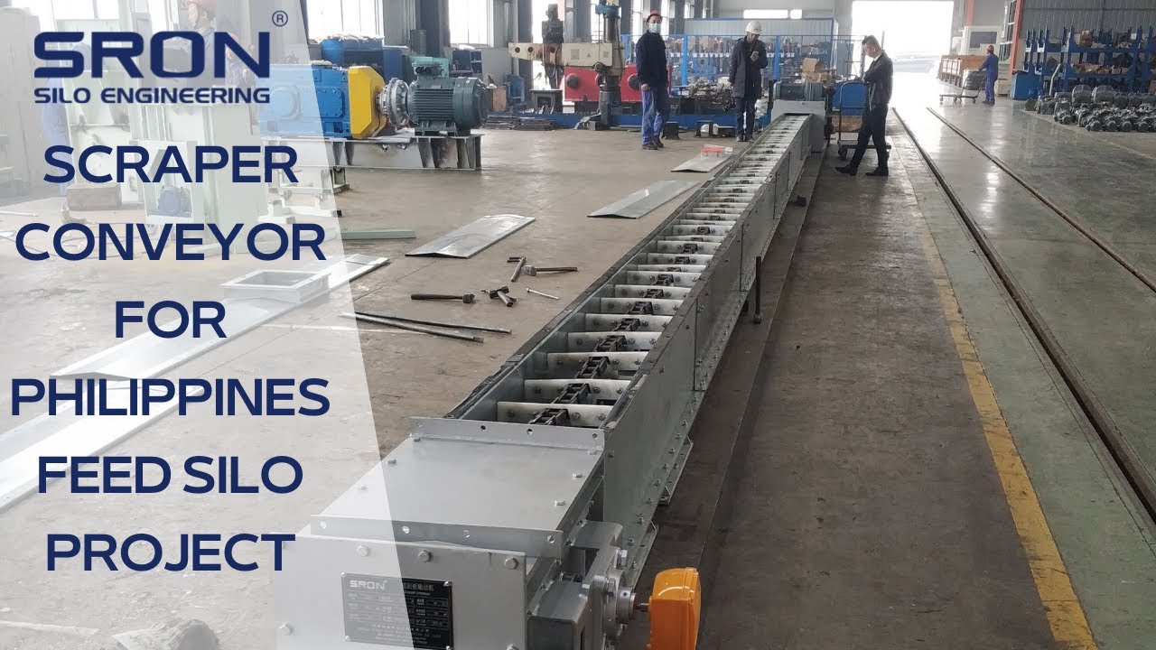 Quality Inspection of Scraper Conveyor for Philippines Feed Silo ...