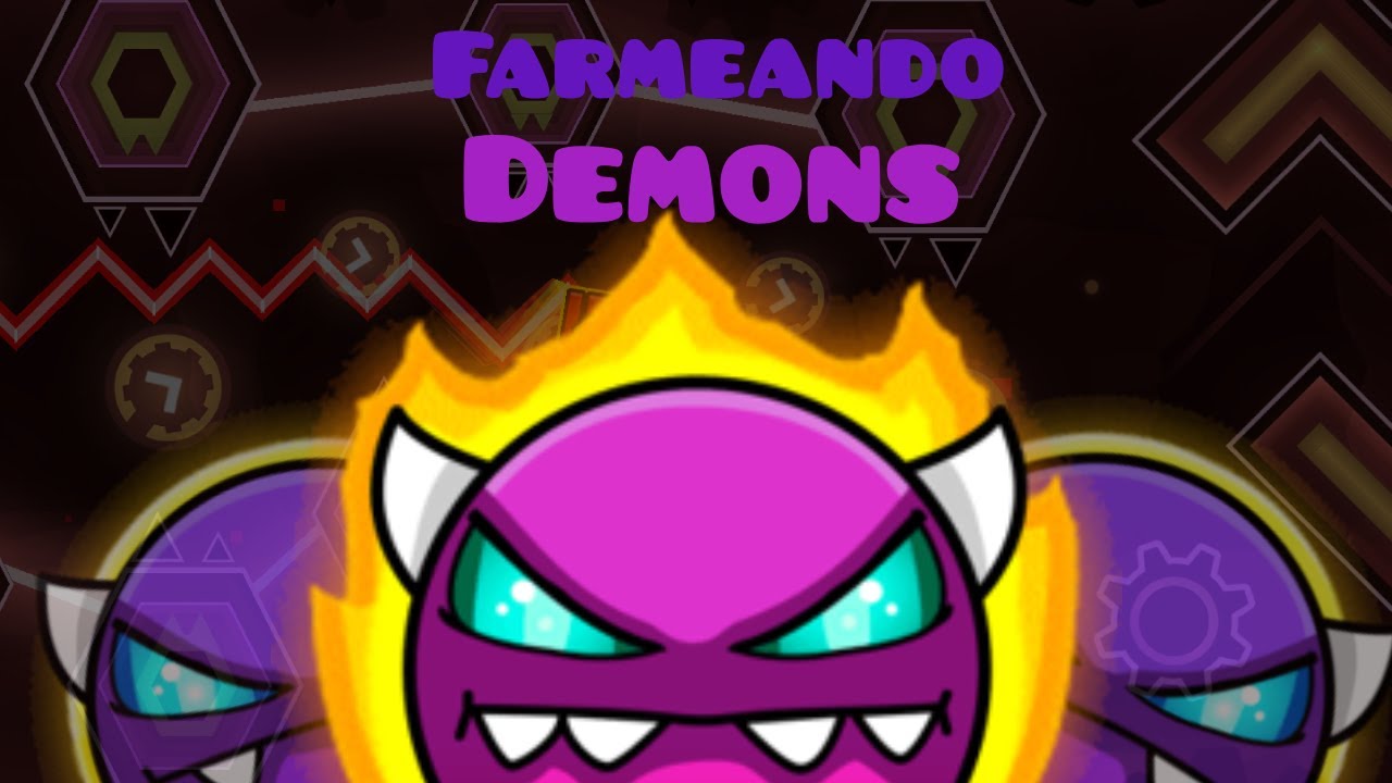 FARMEANDO DEMONS (Demon Progression Mod) | Geometry Dash - YouTube