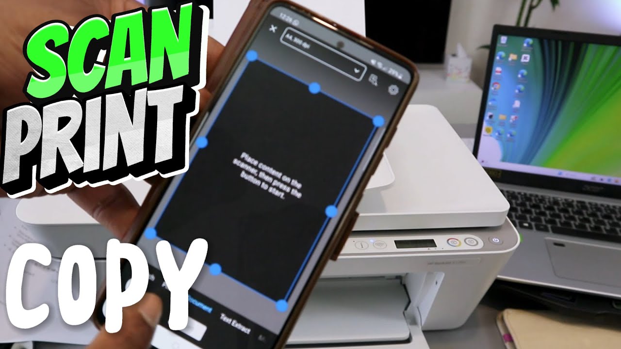 Scan, Print and Copy with HP Deskjet 4100e ~ Full Guide| HP Printer How ...