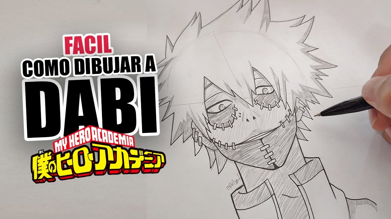 COMO DIBUJAR MANGA - DABI *MUY FACIL* Y RAPIDO || MY HERO ACADEMIA ONE ...