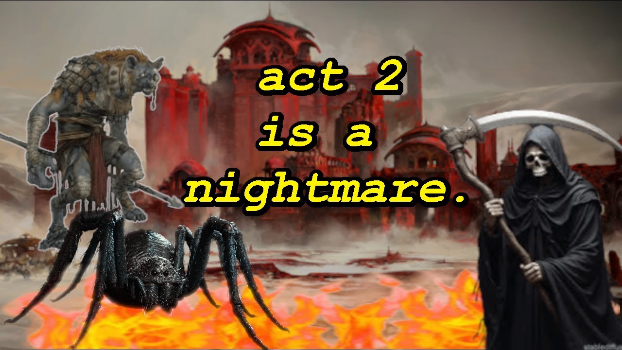 WE STARTED ACT 2 IN PoE2 HC AND IT WAS A NIGHTMARE - MY MONK WAS NOT ...