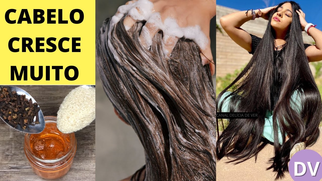 O cabelo cresce muito, uma fórmula poderosa que faz seu cabelo crescer ...
