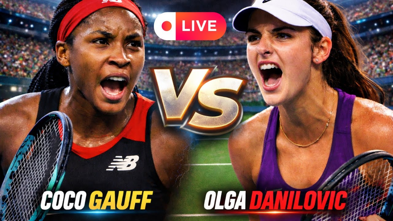 Coco Gauff vs Olga Danilovic | 2026 Australian open Round 64| WTA Match ...