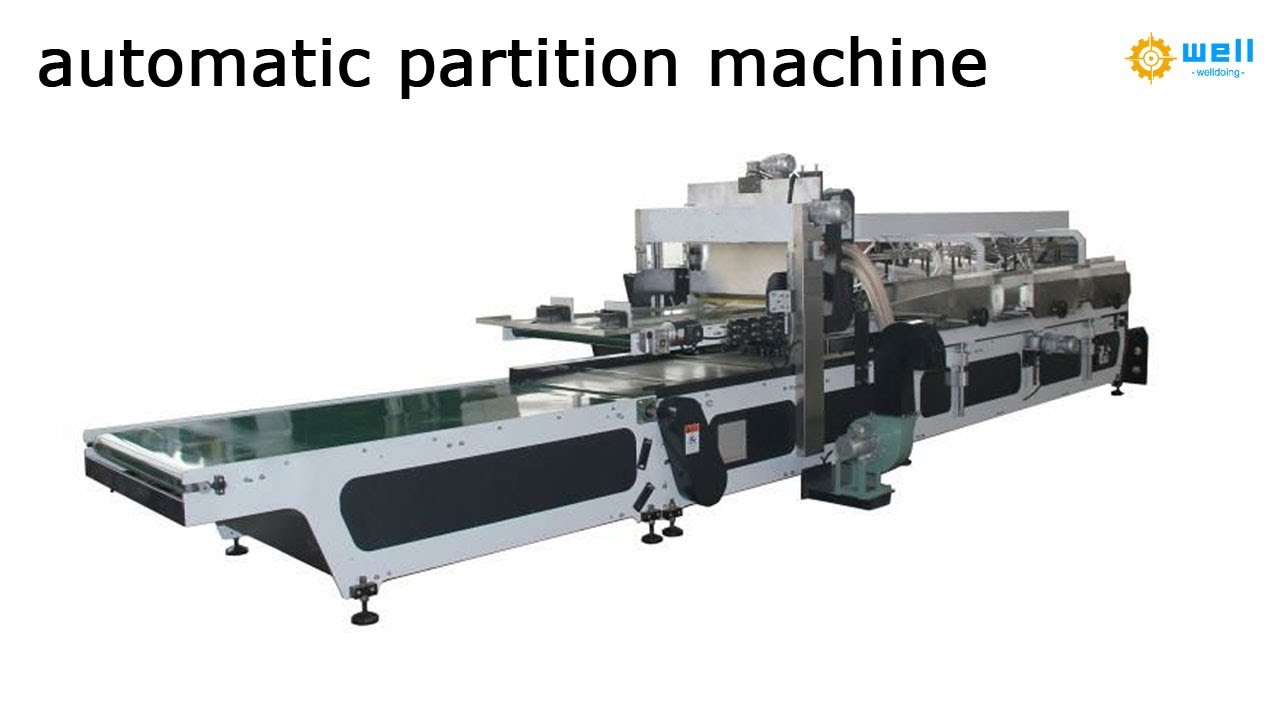 automatic partition assembler corrugated #packaging machinery - YouTube