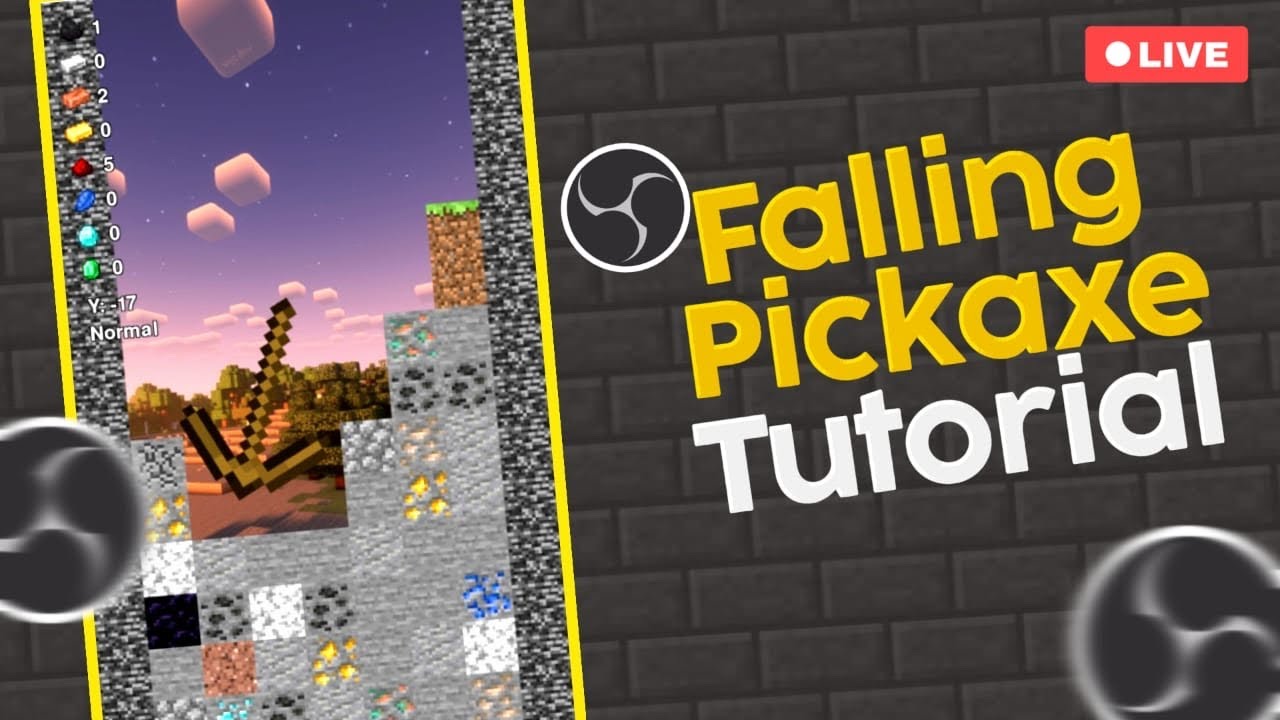 FALLING PICKAXE SETUP TUTORIAL ⛏️⛏️ - YouTube