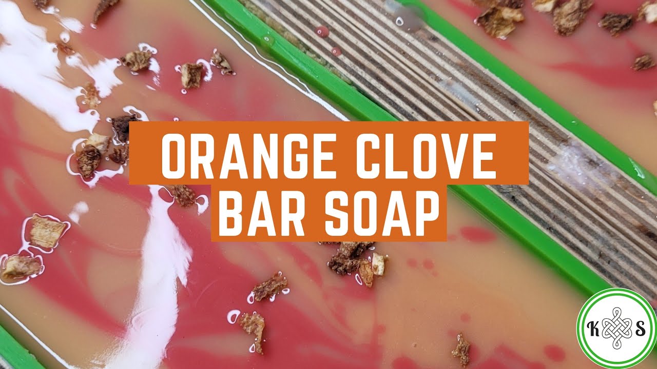 Making Orange Clove Bar Soap - Cold Process Soap Making by Kilted Suds ...