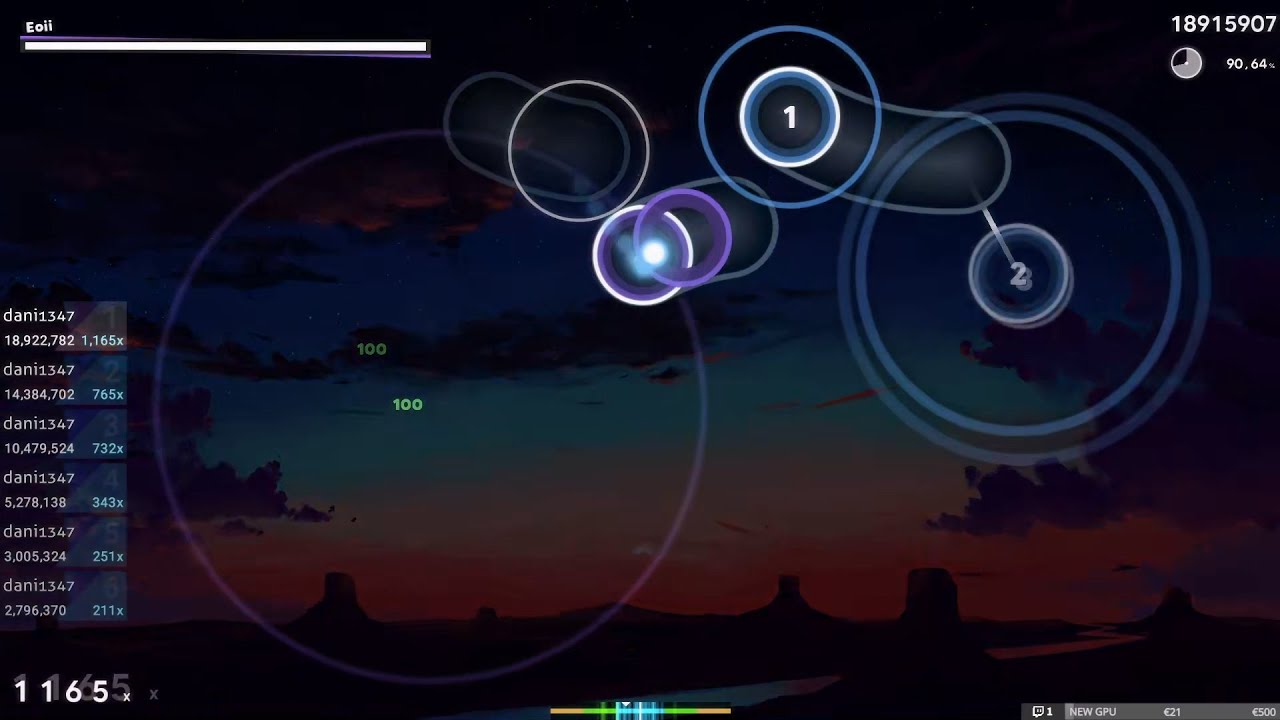osu! #99 - playing after long break, new maps, new max combo ...