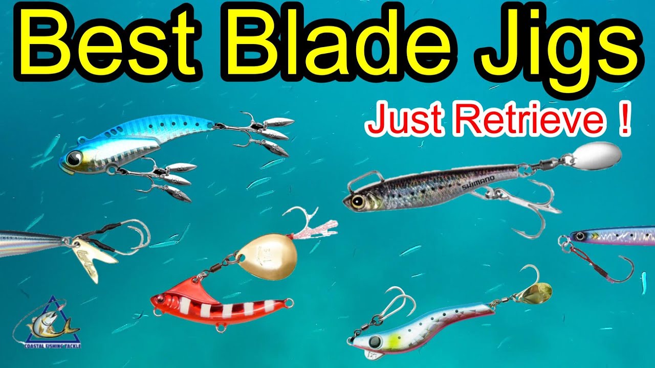 【Shore Jigging】Effective Blade Metal Jigs for Easy catching, Saltwater ...