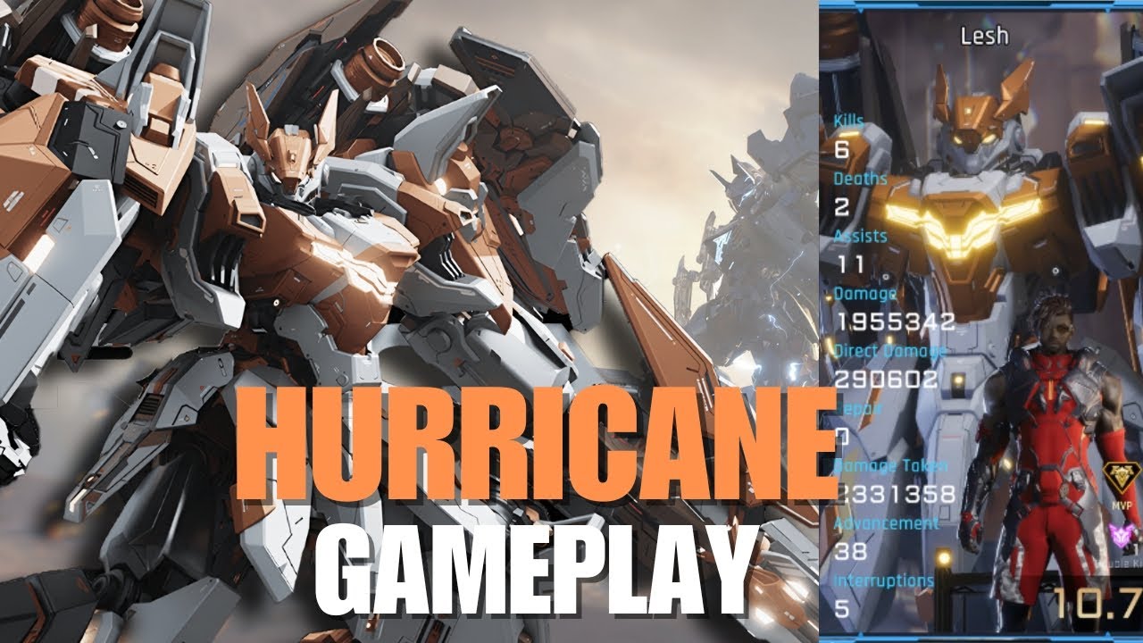 HURRICANE! 2.3M+ DMG Gameplay | Mecha BREAK - YouTube