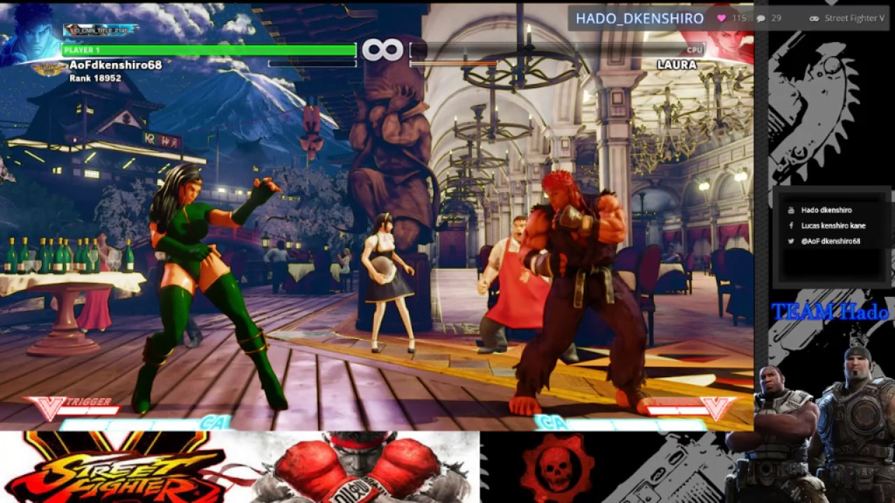 street fighter V training - YouTube