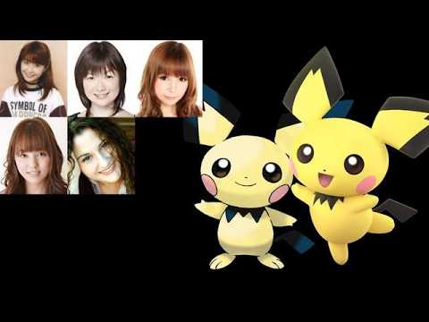 Anime Voice Comparison- Pichu (Pokemon) - YouTube