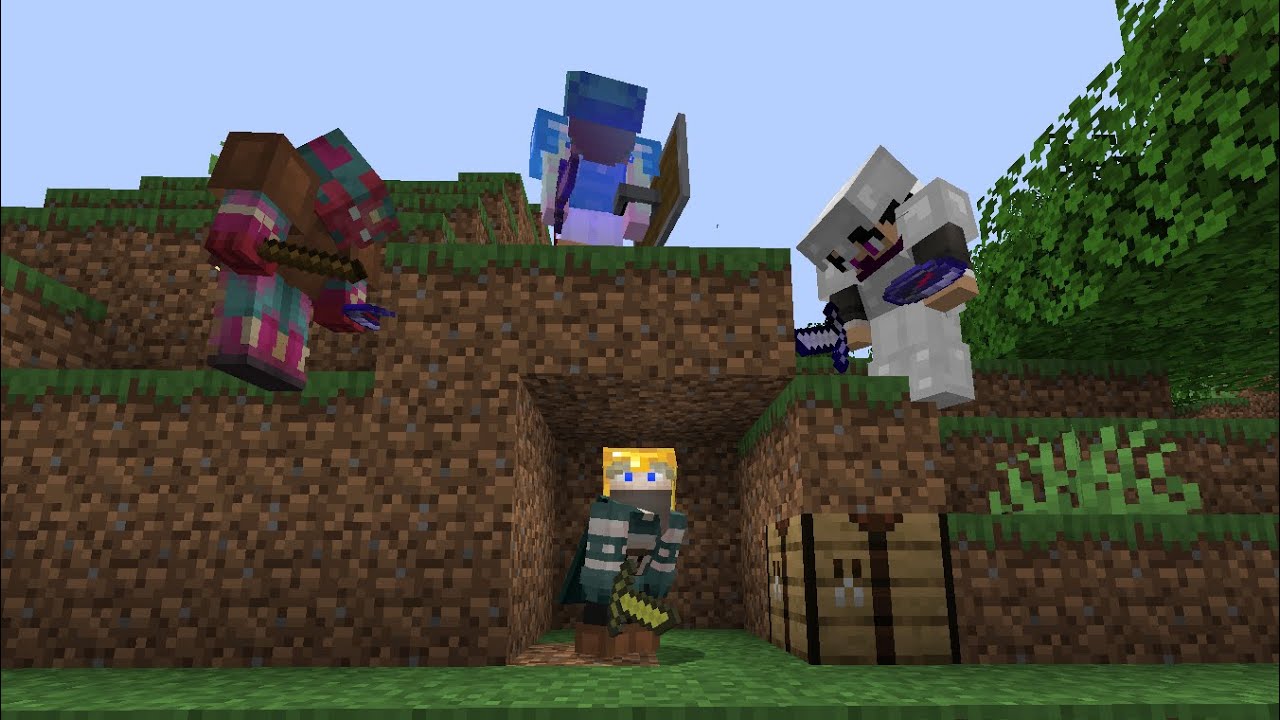 Minecraft Speedrunner VS 3 Hunters FINALE - YouTube