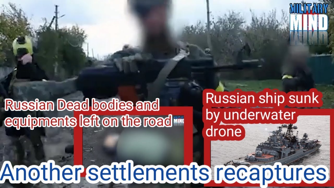 Russian Dead bodies left on the road|settlements recaptures|Russian ...