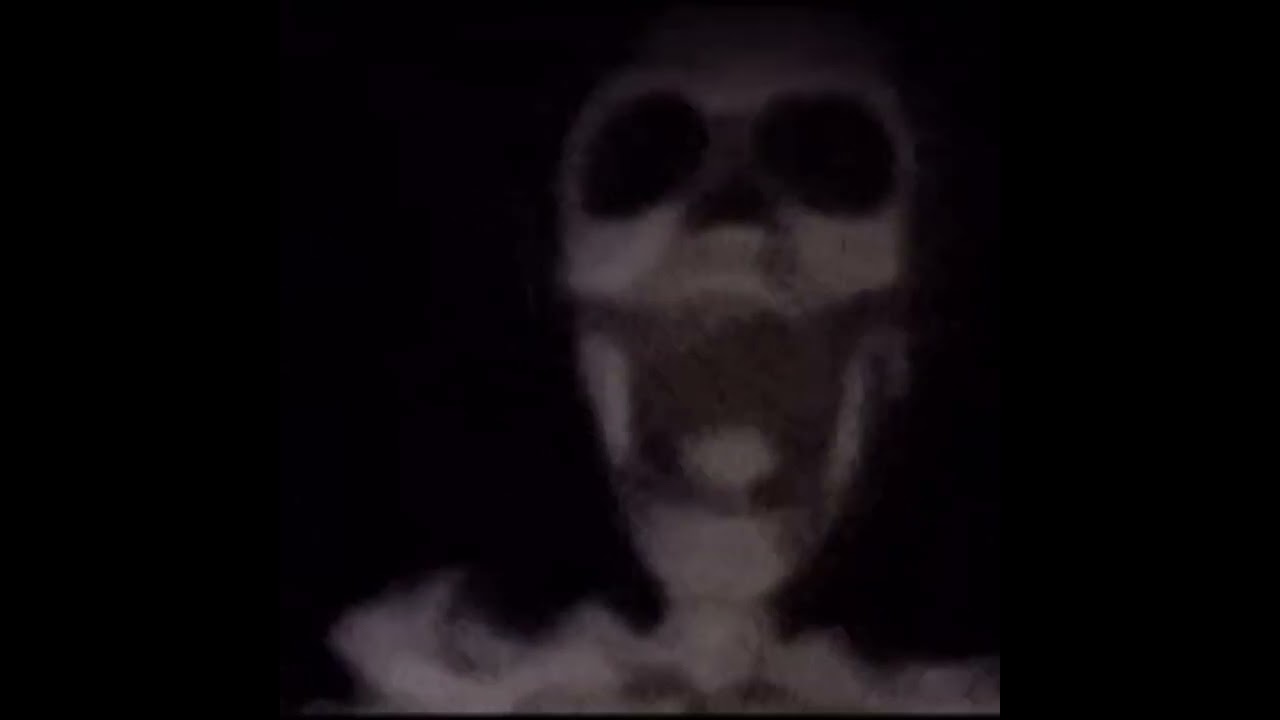 Skeleton riding a fan - YouTube