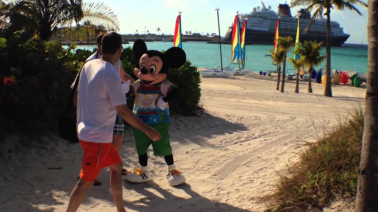 "Mickey & Minnie Mouse" At Castaway Cay - Part 21 - YouTube