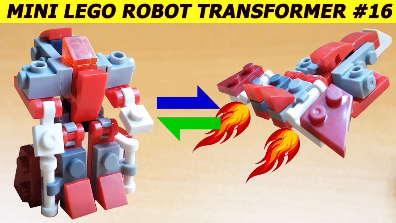 Cách lắp Lego Robot Mini Biến Hình Cực Dễ #16 |How To Build Lego Robot ...