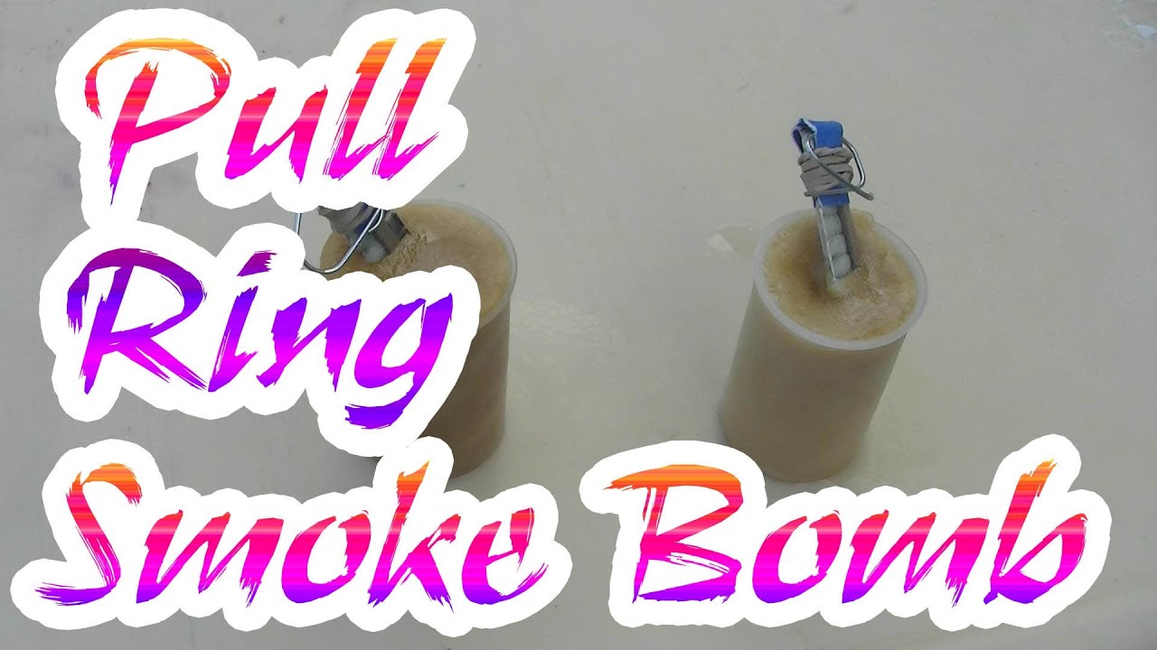 How To Make A Pull Ring Smoke Bomb - YouTube