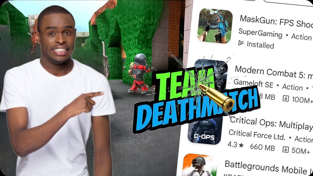 I Played Most Popular Team Deathmatch Game's🔥 - YouTube