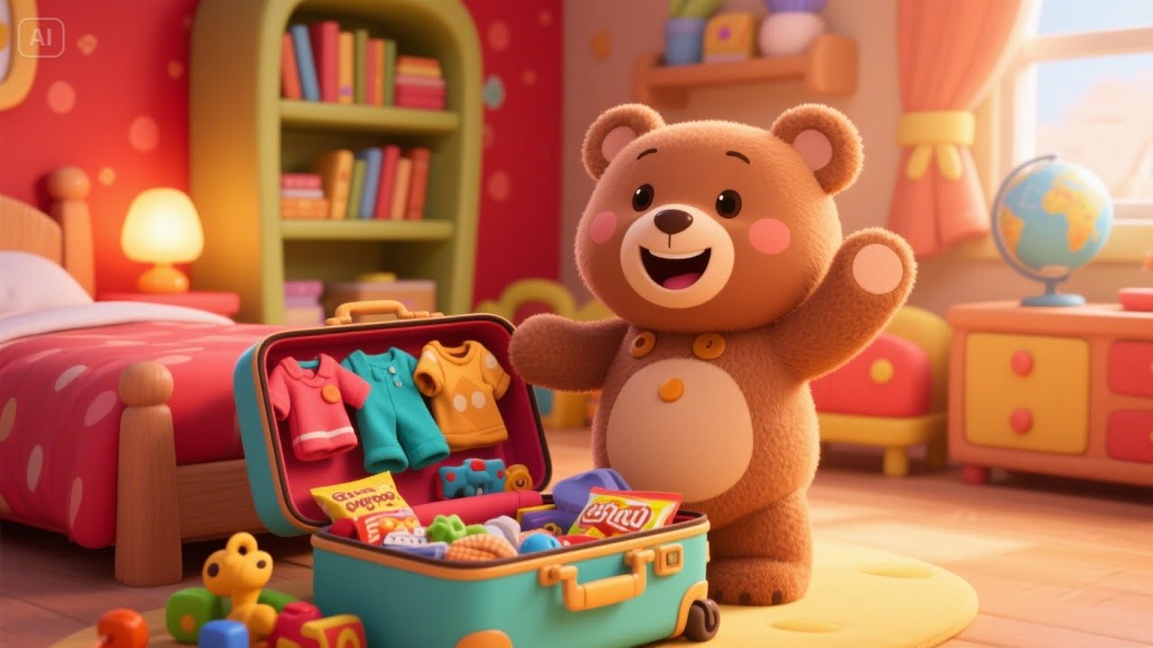 Teddy Bear’s Travel Book | Fun Adventure Song | Nursery Rhymes & Songs ...