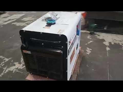 genset diesel 5000 watt Montoya MDG 7500 USA Technology - YouTube