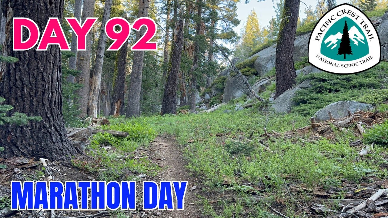 2024 PCT Thru Hike Day 92: Marathon Day - YouTube