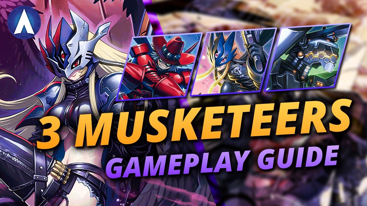 WHAT A FINISH!!! Three Musketeers & BeelStarmon ACE Deck Gameplay Guide ...