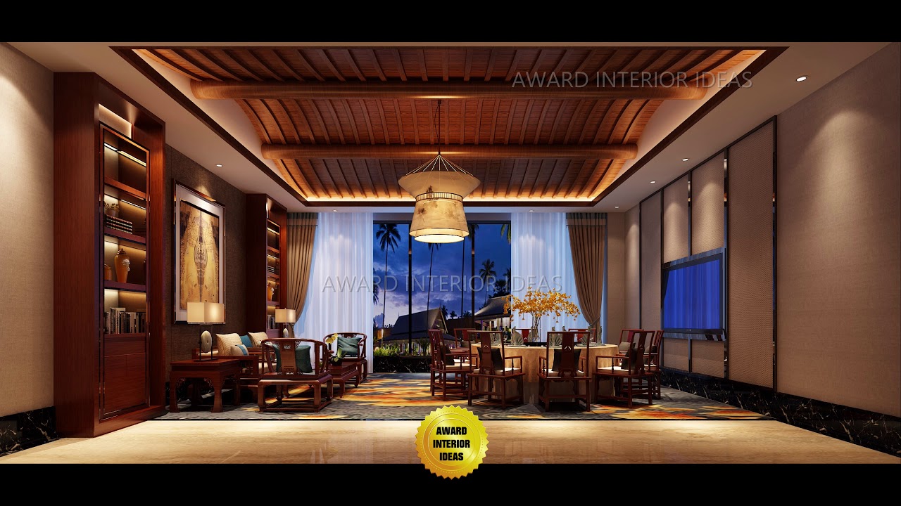 CHINESE STYLE RESTAURANT INTERIOR DESIGN IDEAS PART 2 - YouTube