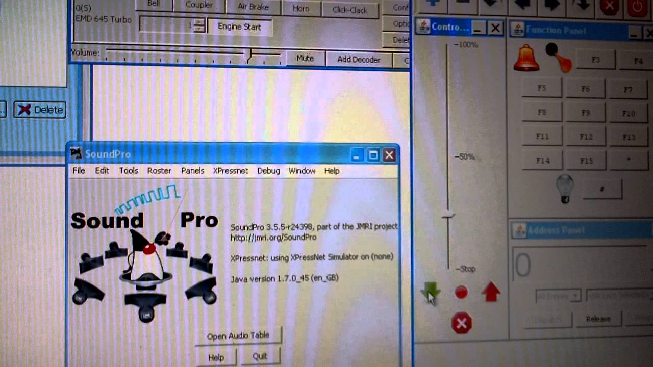 JMRI Virtual Sound Decoder BR Class37 demo project - YouTube