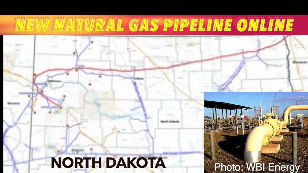 New North Dakota Natural Gas Pipeline Up And Running - YouTube