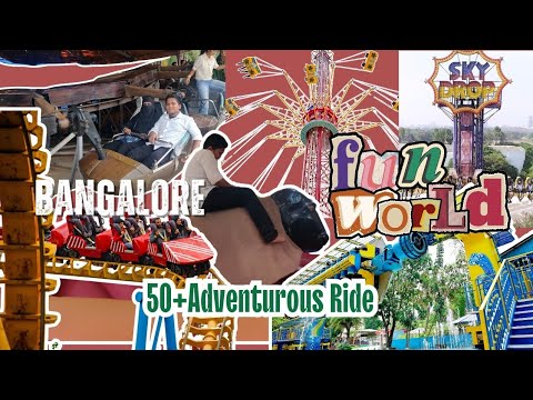 Fun world Bangalore || Water world ||Ticket price, All Rides & Full ...