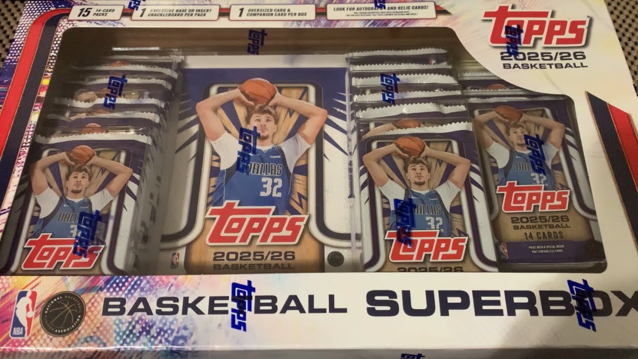 Costco Topps 2025/26 NBA Basketball SuperBox!!! - YouTube