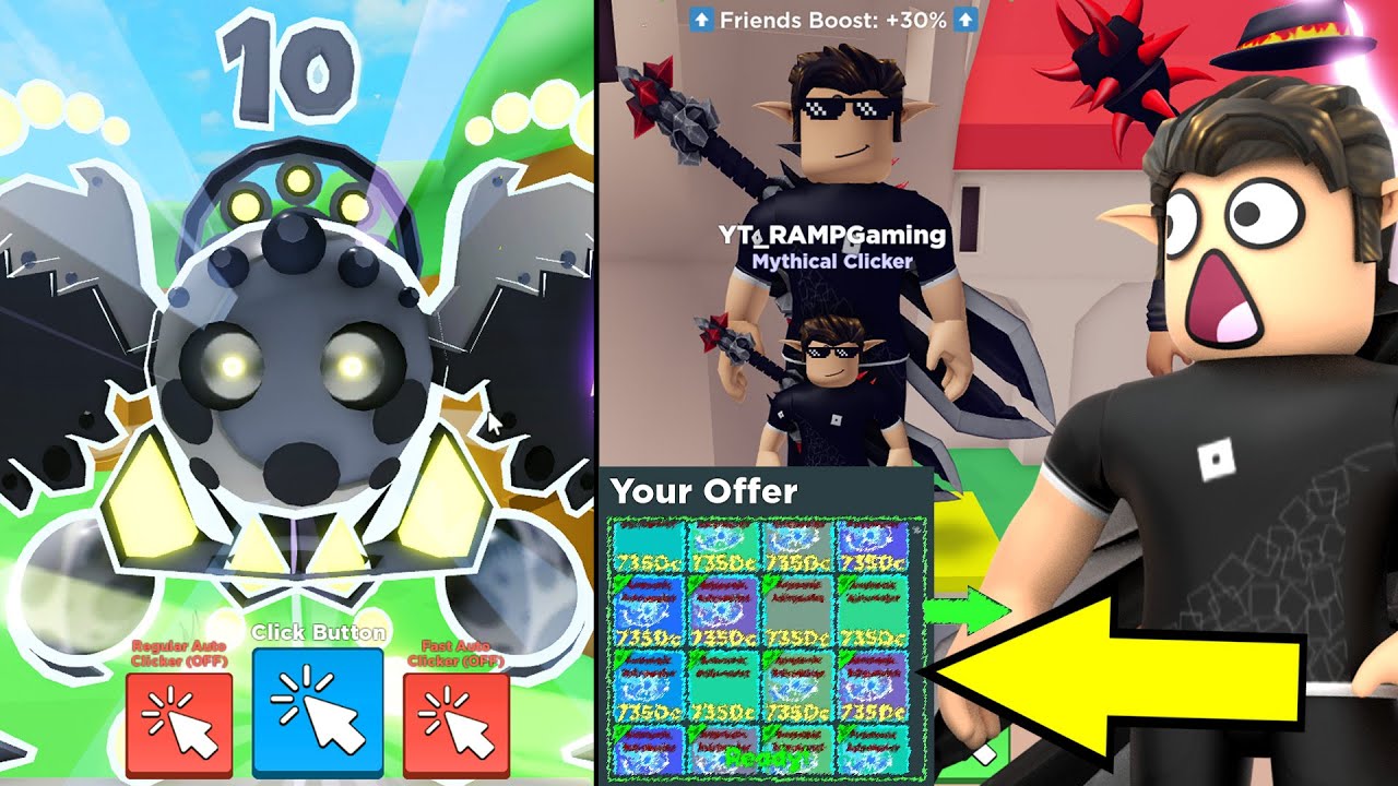 I TRADED TOP 10 LEADERBOARD PET POWER in Clicker Simulator (Roblox ...