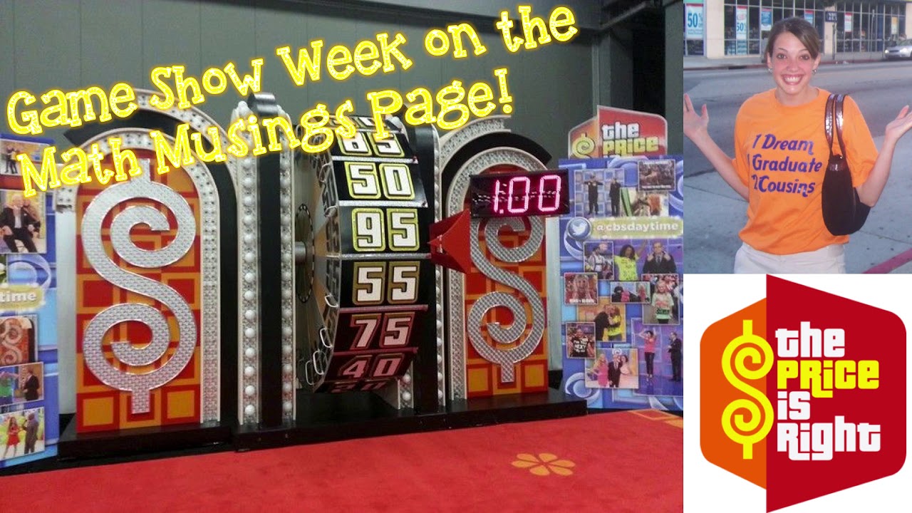 Price is Right Big Wheel Math Problem - YouTube