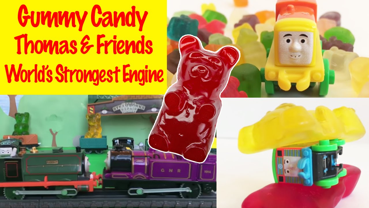 Thomas & Friends Gummy Candy Edition - World's Strongest Engine Thomas ...